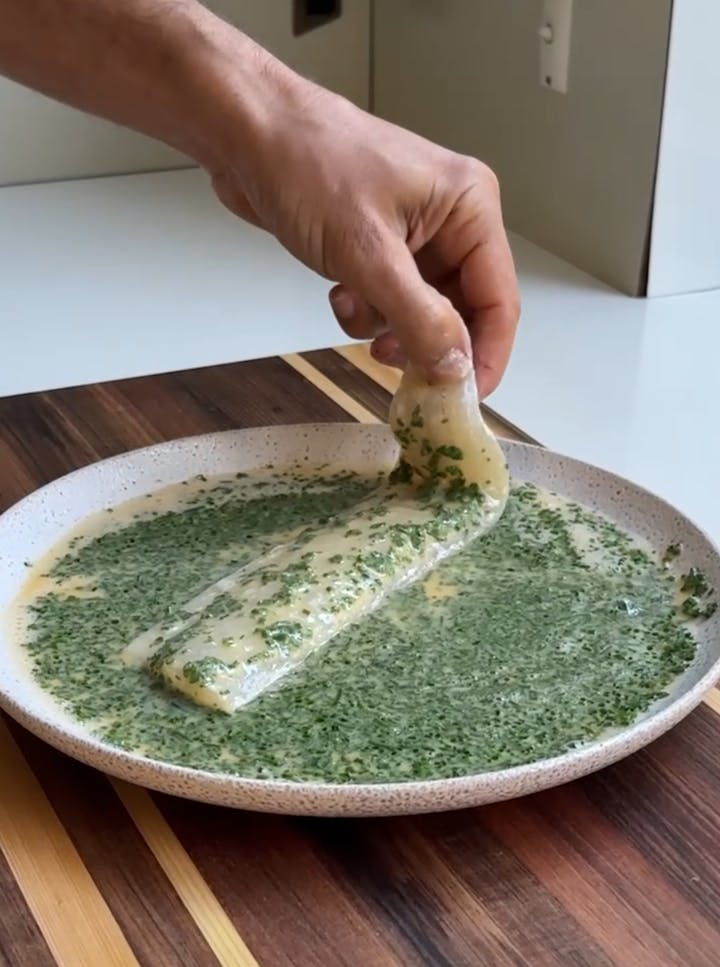 Attica - Recipe: King George Whiting in Egg Batter with Finger Lime ...