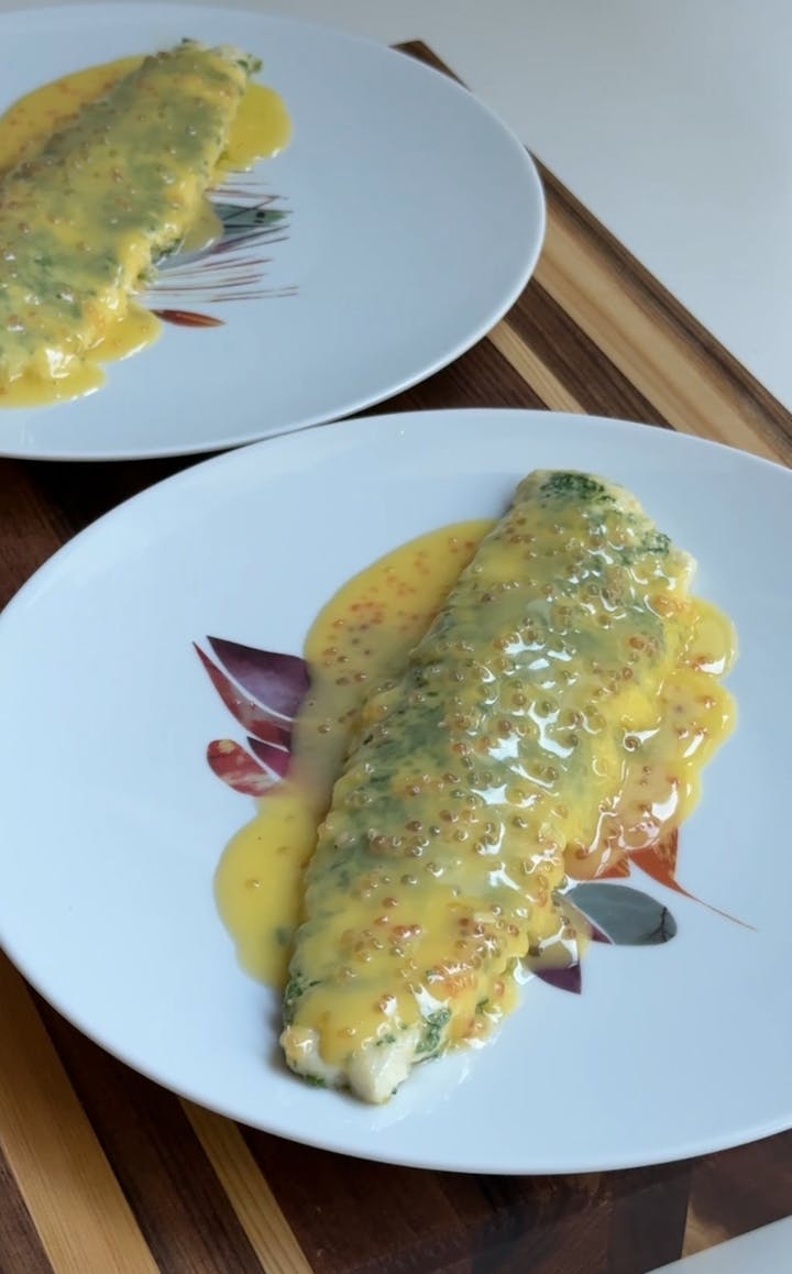 Attica - Recipe: King George Whiting in Egg Batter with Finger Lime ...